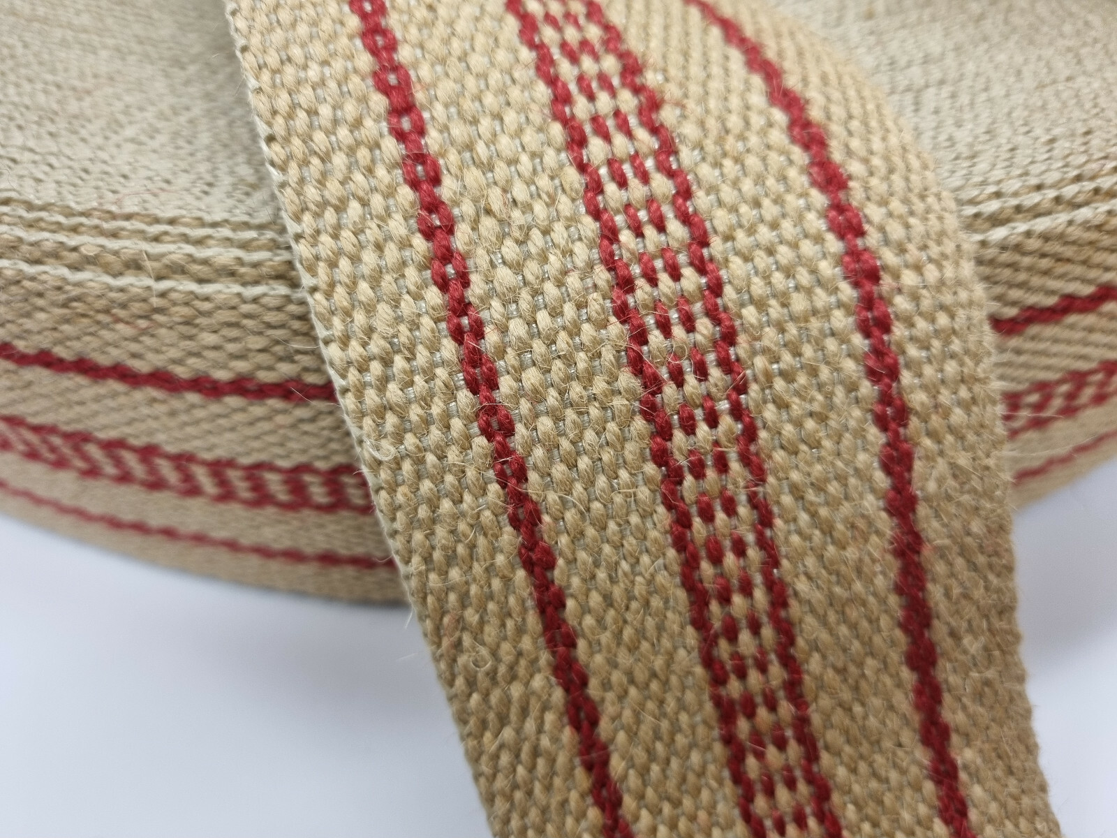 Upholstery chair webbing Traditional jute woven craft sewing tapes sofa ...