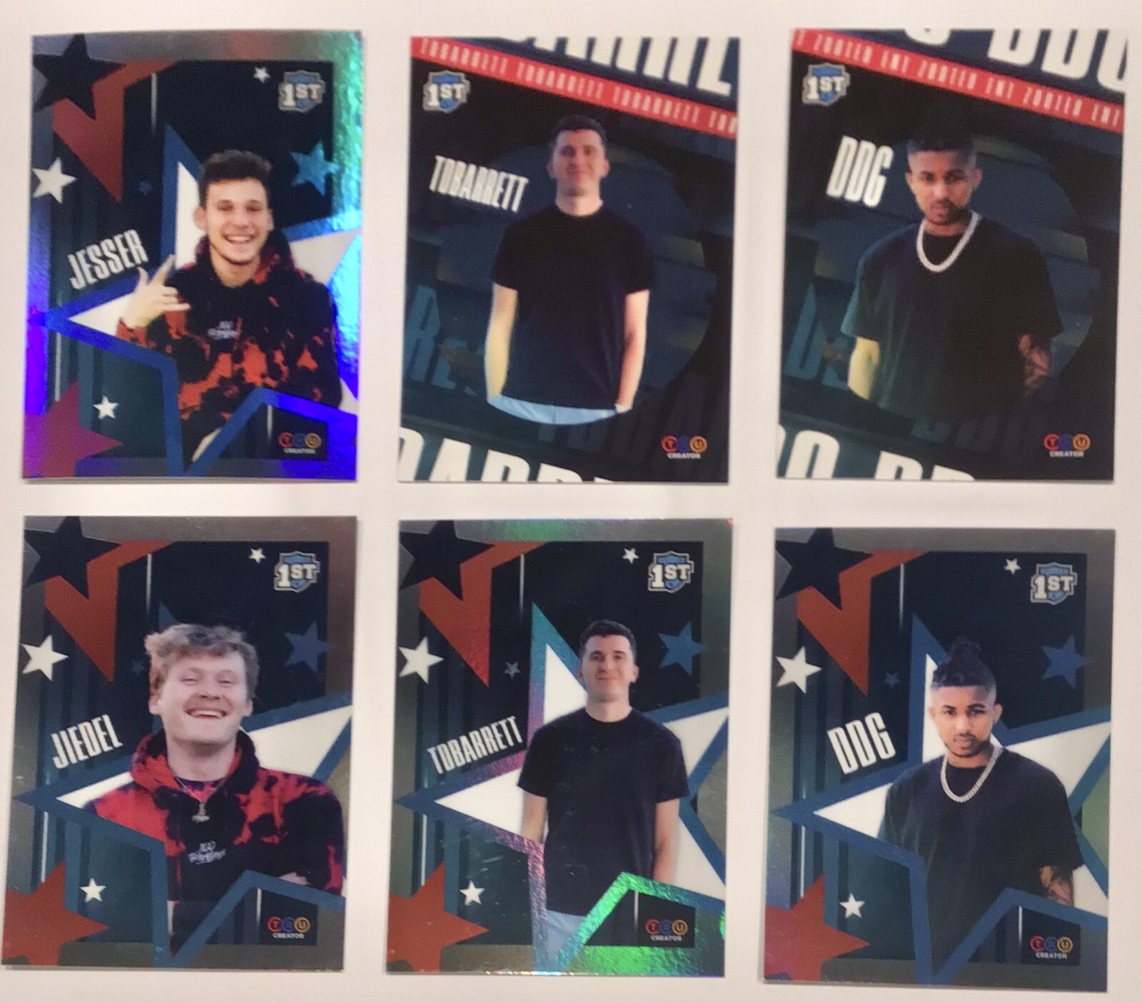 2021 TruCreator Superstar HOLO 6 Card Lot JESSER, JIEDEL, DDG ...