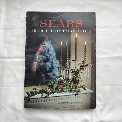 Vintage Sears 1959 Christmas Wishbook Wish Book Catalog Excellent ...