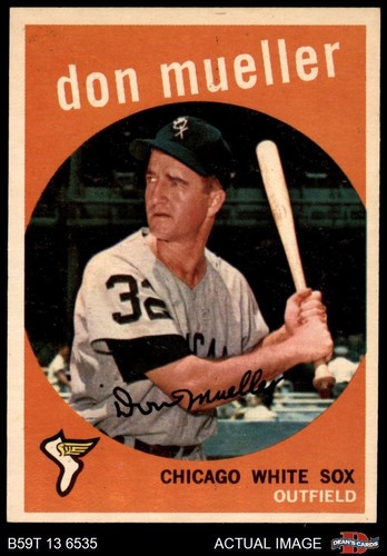1959 Topps #368 Don Mueller White Sox 6 - EX/MT | eBay