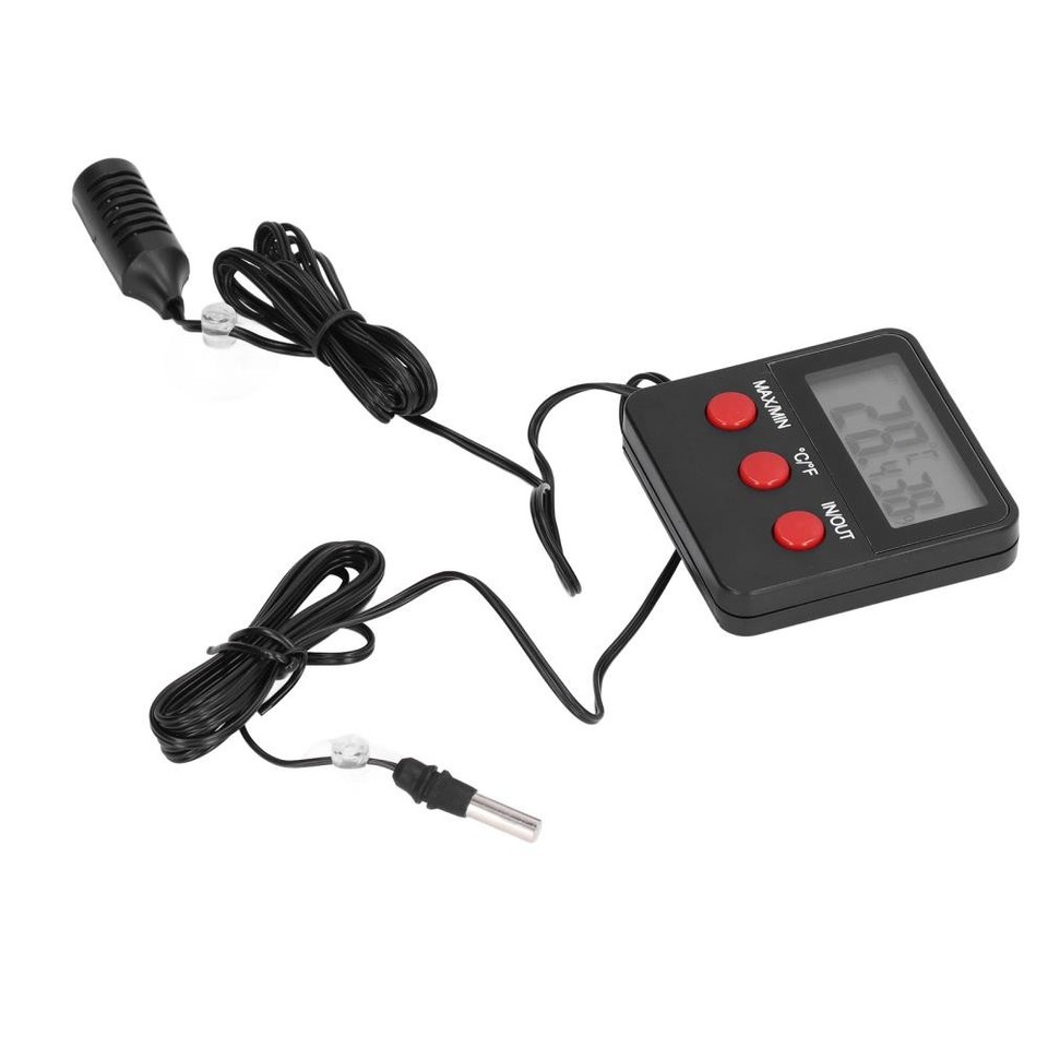 Humidity Temperature Gauge Thermometer Digital Temp Sensor Meter ...
