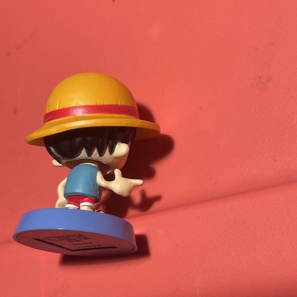 Luffy One Piece × Panson Works Full Face Jr. Swinging Head Figure Japan ...