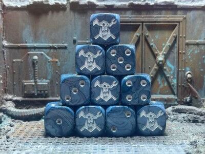 Mechanic Ork, Custom Made Dice. Ideal for Games like AOS & Lord of the ...