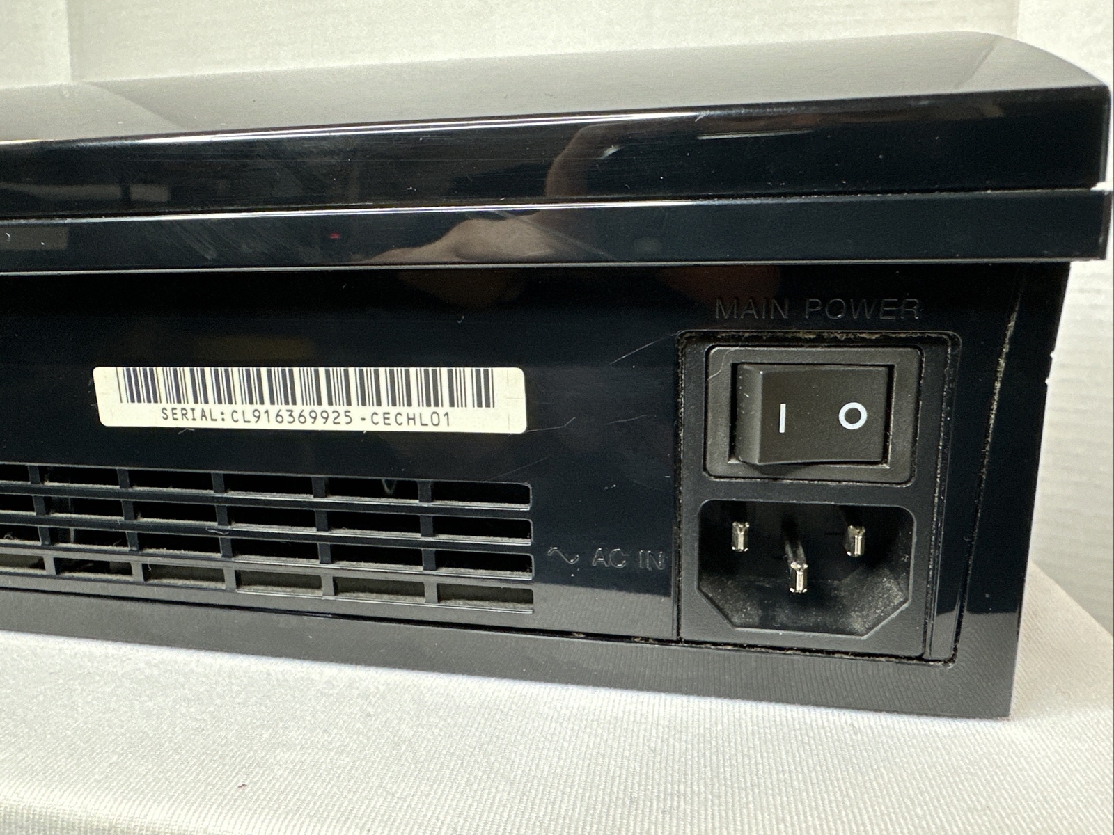 Sony PlayStation 3 PS3 FAT CECHL01 80GB Console 9 Game Bundle Lot ...