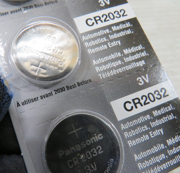 5 Batteries-Panasonic Pow R Surge CR2032 3V Lithium Coin Watch Battery ...