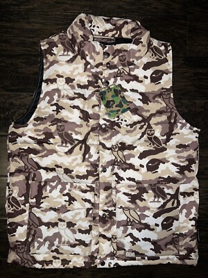 Octobers Very Own X Bape Collab Vest Very Rare Drake | eBay