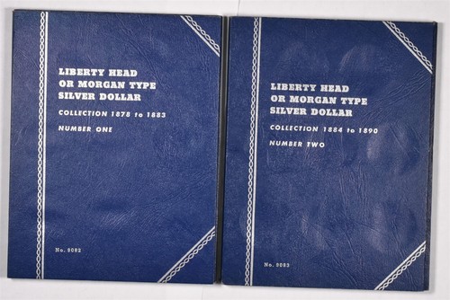 Liberty Head Or Morgan Type Silver Dollar Whitman Folder 1 & 2 - No ...