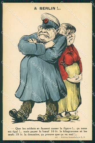 WWI WW1 Propaganda War Humor postcard XF3229 | eBay