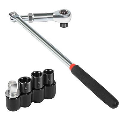 64180 Actuator Motor Ratchet Wrench Set 5.5mm 7mm 8mm Socket Tool | eBay