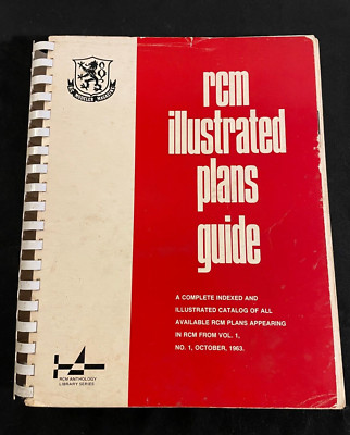 RCM ILLUSTRATED PLANS GUIDE Spiral-Bound Softcover Book | eBay