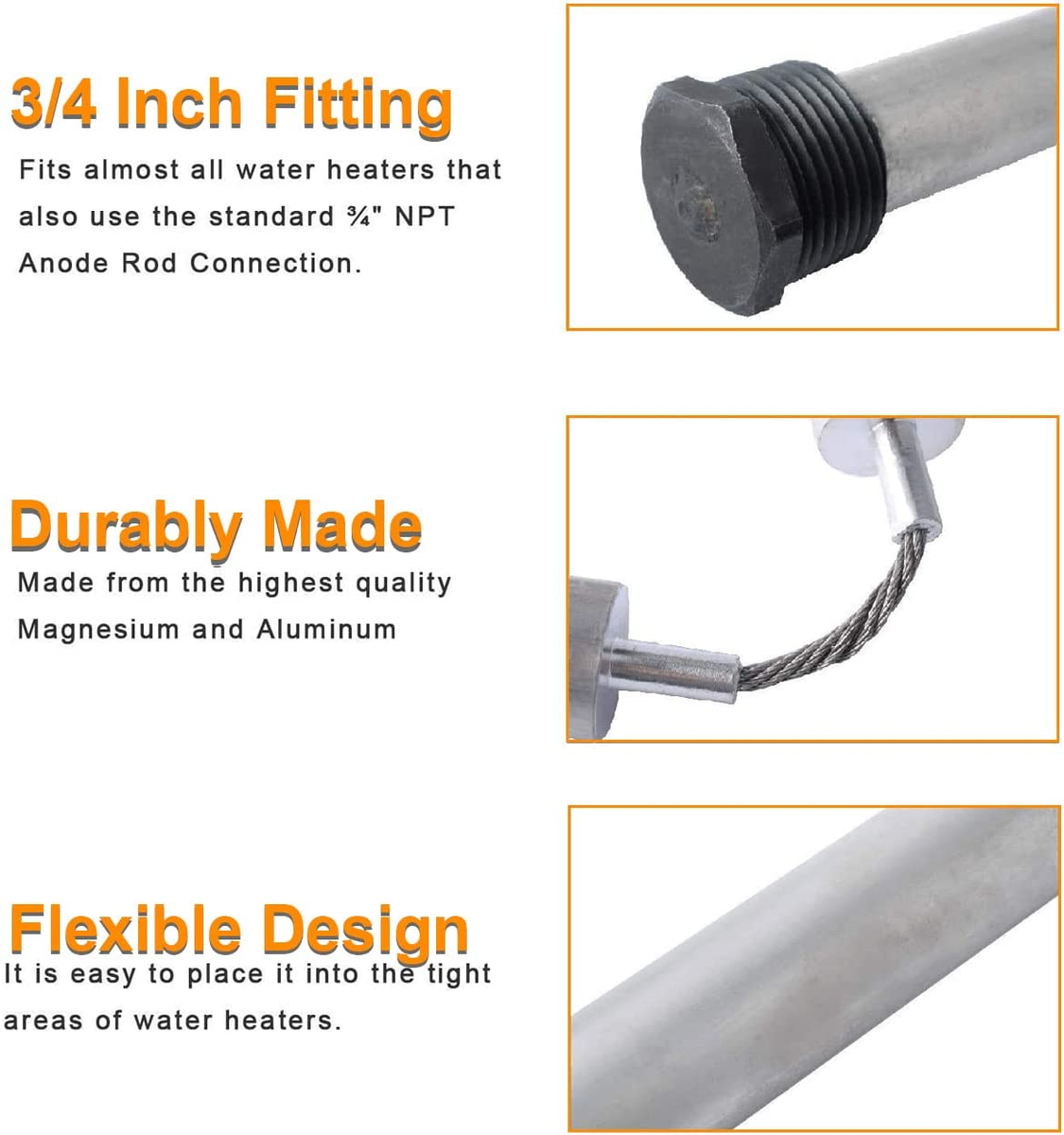 Rheem Water Heater Anode Rods Suburban Mfg Water Heater Anode Rod