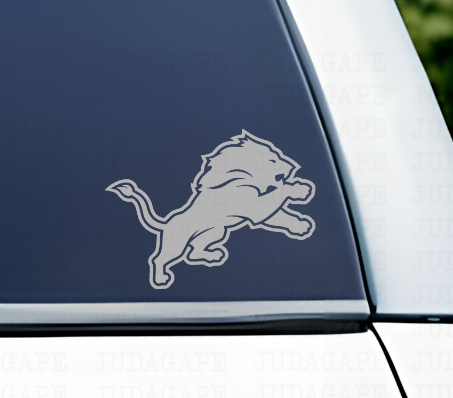 Detroit Lions NFL Football Logo Vinyl Decal Sticker for Car, Window ...