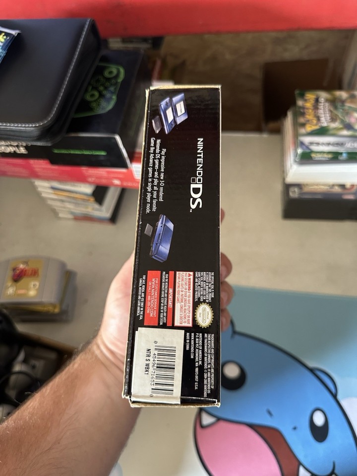Nintendo DS Console Box Mario 64 Variant Bundle Blue Original Fat Model ...