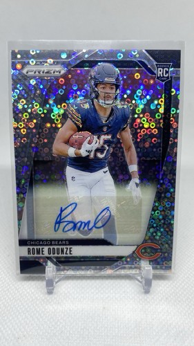 2024 Panini Prizm Rome Odunze Rookie No Huddle Silver Prizm Autograph ...