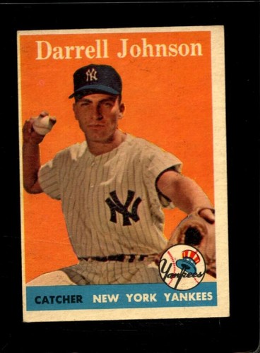 1958 TOPPS #61 DARRELL JOHNSON VG+ YANKEES UER *NY8535 | eBay
