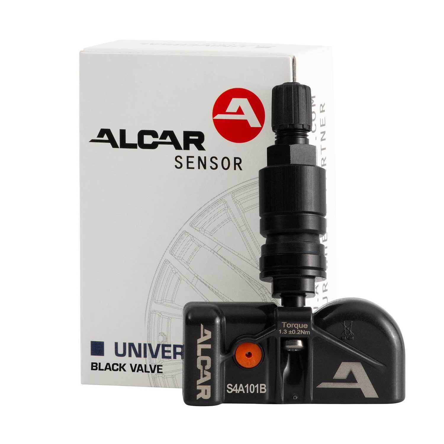 4 Alcar pre-programmed TPMS Sensors schwarz for FIAT FULLBACK tyre ...