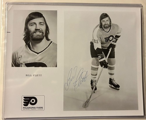 Bill Flett Hand Signed Autograph Auto 8x10 Team Issued Photo ...