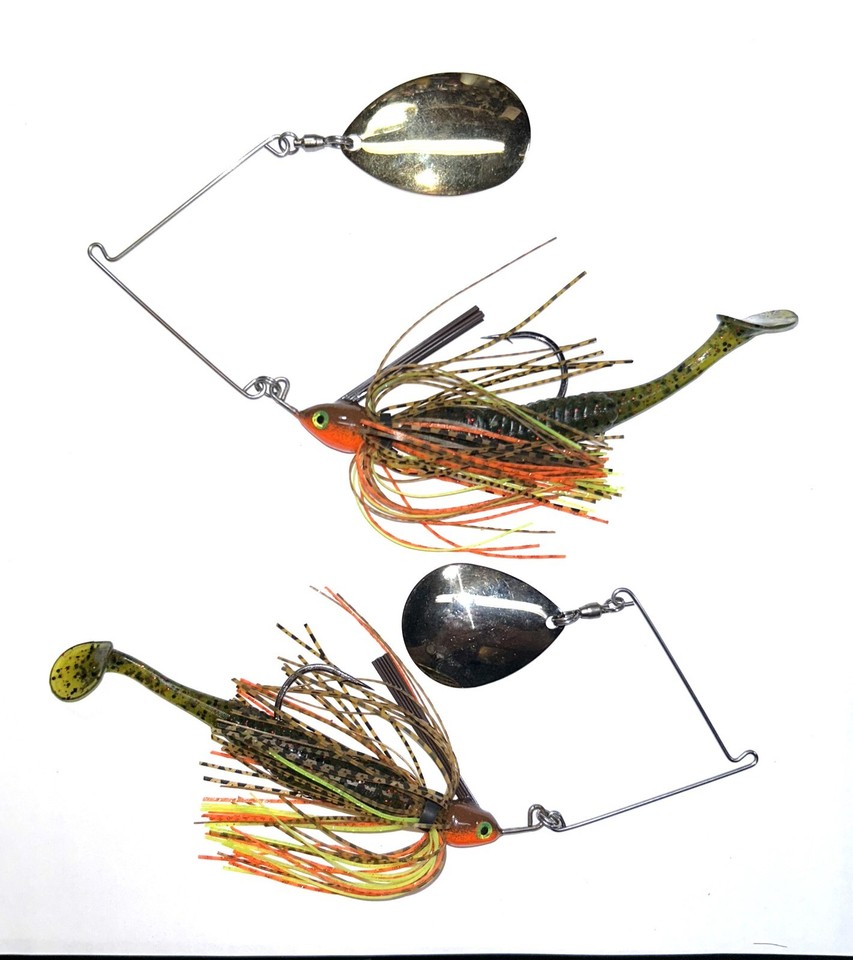 Spinnerbaits WEEDLESS 4 Total: CRAWFISH ULTIMATE 2-3/8 2-1/2 w/TrailerS ...