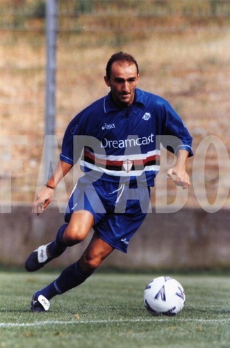 Photo de presse vintage Football, Sampdoria, Marco Sgro, Ans Deux Mille ...