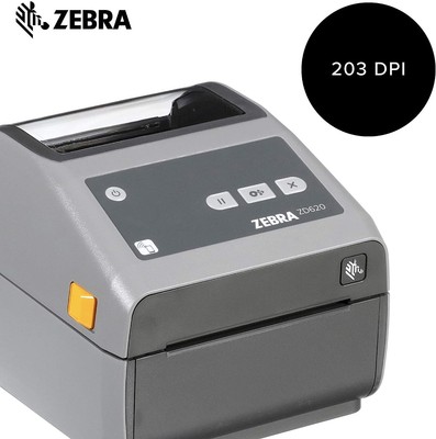 Zebra ZD620 Thermal Barcode Label Bluetooth Printer USB Serial Ethernet ...