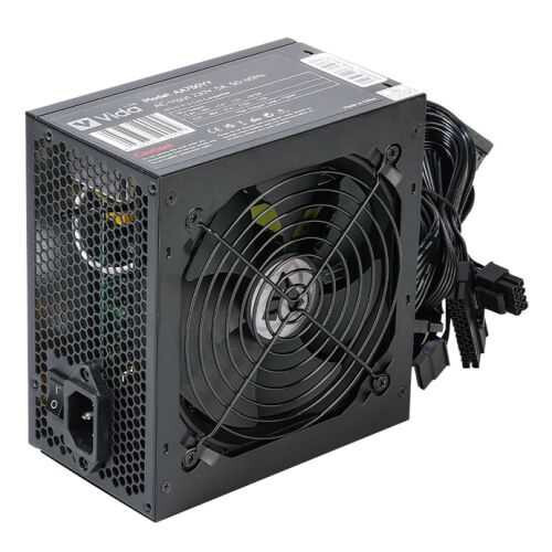 750W PSU ATX PC Power Supply Unit Quiet 120mm Fan PCI-E SATA Vida Black ...