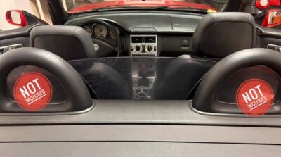 SLK R170 Wind Deflector Windschott Windshield Windbreak shield stop ...