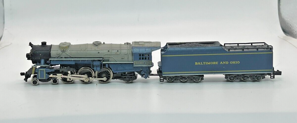 N Scale Rivarossi 5601E Heavy Pacific "B&O" Royal Blue Loco With ...