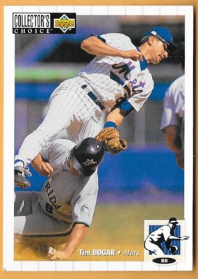 TIM BOGAR NEW YORK METS #55 - UPPER DECK COLLECTOR'S CHOICE NM-MT 1994 ...