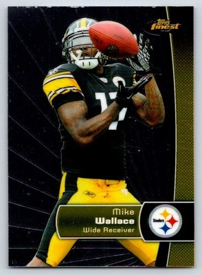 2012 Finest 35 Mike Wallace Pittsburgh Steelers Football Card | eBay