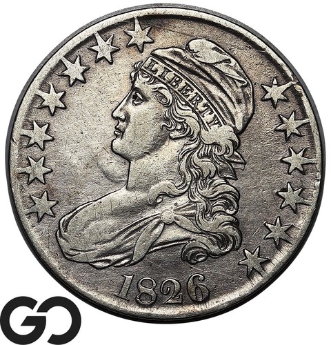 1826 Capped Bust Half Dollar, Choice VF | eBay
