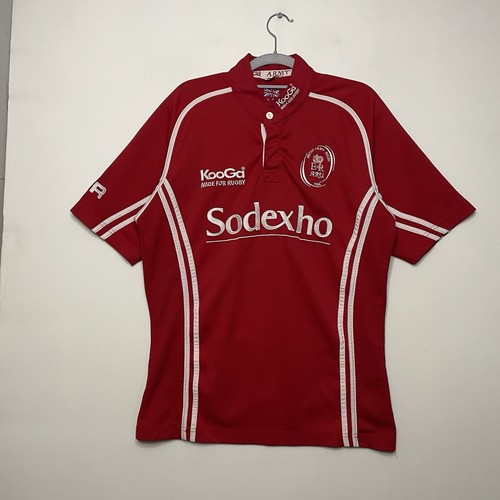 British Army Rugby Shirt Medium Red Kooga Mens Jersey Sodexo GB 2005 ...
