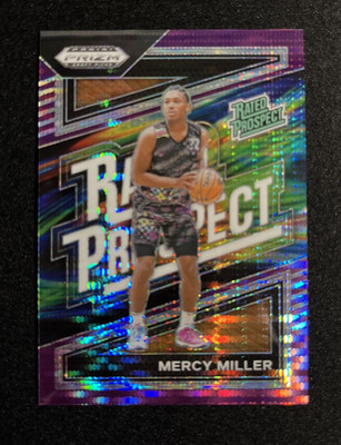 2024Panini Prizm Draft Picks - Rated Prospect Mercy Miller #4 Purple ...