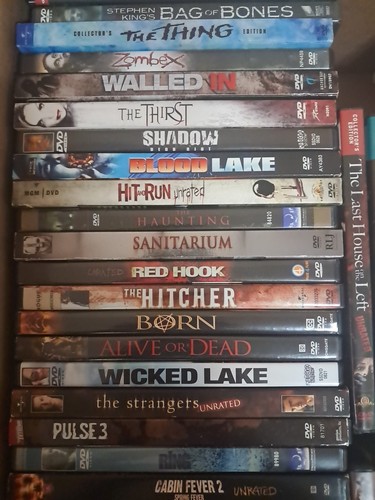 Large Lot Of 45 Horror, Zombie, Occult, Dracula movies DVD some obscure ...