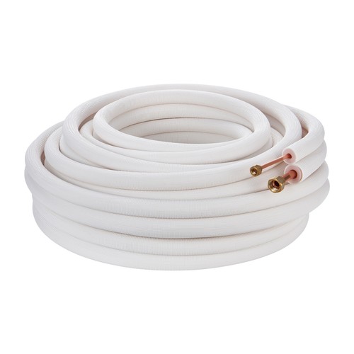Uimoso 1/4" x 1/2" 50ft Mini Split Ductless Line Set Insulated Copper ...