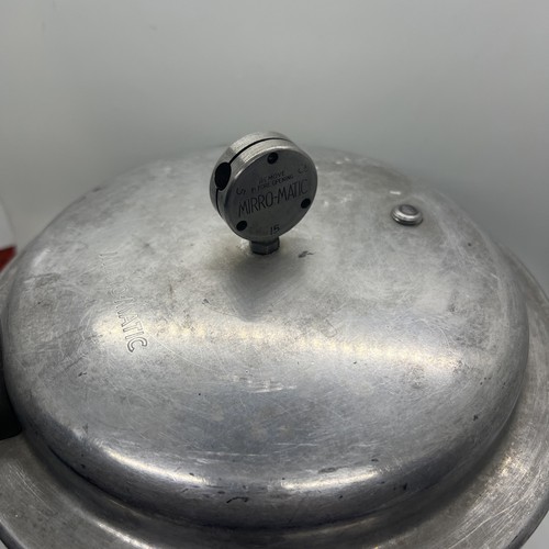 Vintage MIRRO-MATIC Aluminum 4Qt Pressure Cooker 394M Made In USA | eBay