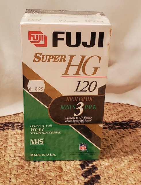 Fuji VHS Super High Grade T-120 3-Pack for sale online | eBay