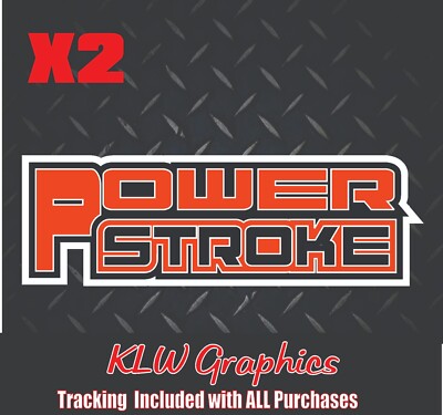 Powerstroke Decal Sticker Turbo Diesel Truck 7.3L 6.7L 6.0L Crew Cab ...