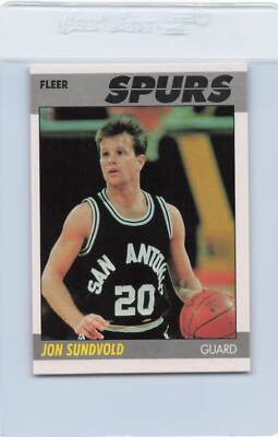 1987/88 Fleer #104 Jon Sundvold Spurs NM *1979 | eBay