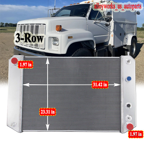 For Chevy C60 C70 Kodiak GMC C6000 Topkick 6.0L 6.6L 1991-2002 Radiator ...