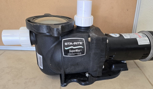 PENTAIR SUPERMAX 1.0 HP POOL PUMP PHK2RA6E-102L, PRO-PREPARED, READY TO ...
