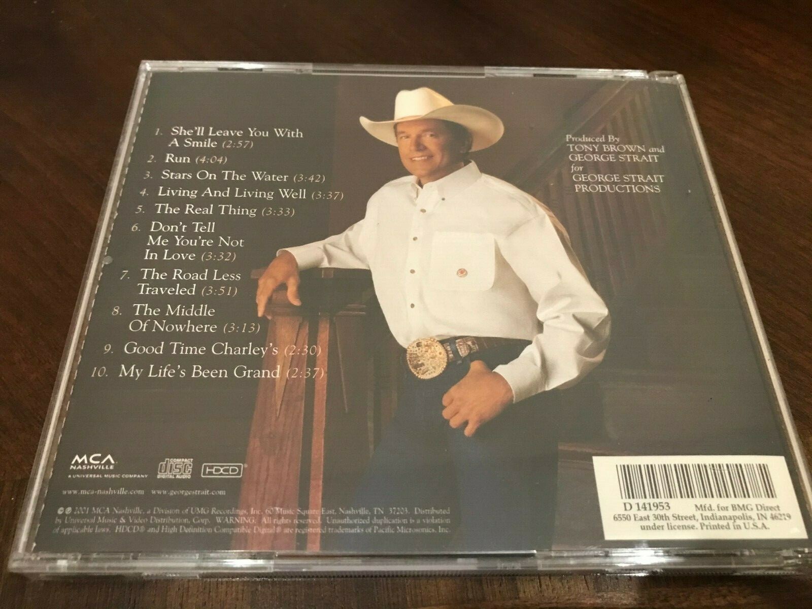 GEORGE STRAIT THE ROAD LESS TRAVELED CD! 10 SONGS! COUNTRY MUSIC CDs ...