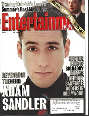 ENTERTAINMENT WEEKLY MAGAZINE #490 JUNE 18 1999 (VG+) ADAM SANDLER, TOM ...