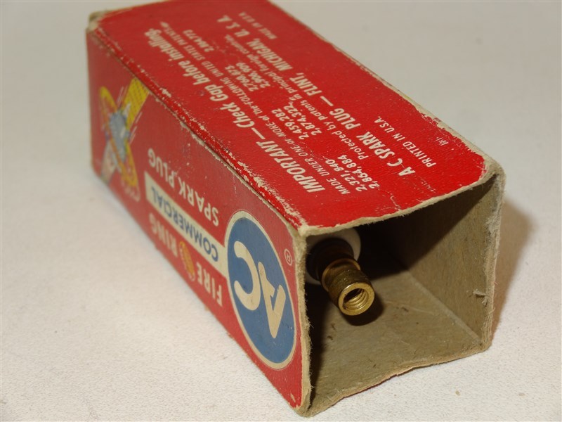 Antique Vintage NOS SPARK PLUG Original Box * AC C87 | eBay
