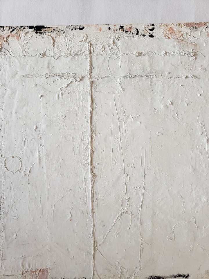 Original Abstract Minimal Textured Painting On Reclaimed Wood By K.A ...