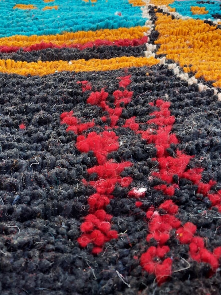 Colorful Morocco Rug Runner Wool Runner Rug Hallway Rug Boujaad Runner ...