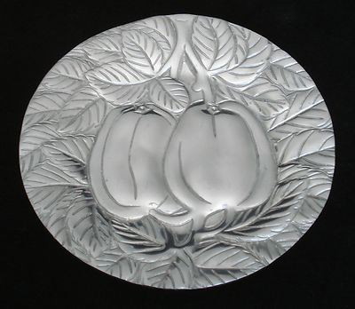 DECORATIVE MEXICAN PEWTER TRAY DISH 7 1/2 in DIAMETER MINT | eBay