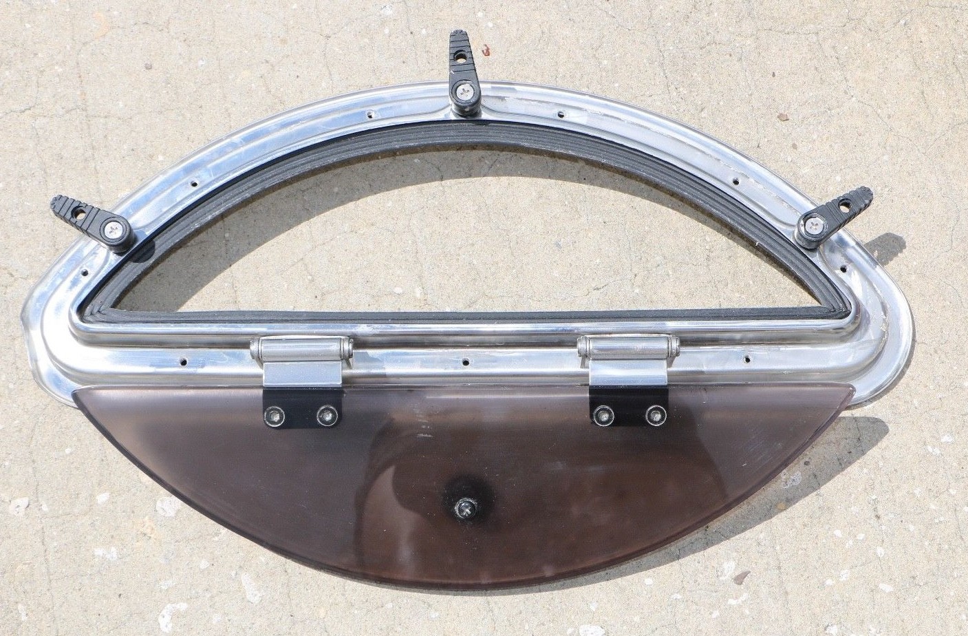 Bomar Marine Boat D Shape Portlight Window Regal # S518-6-SS | eBay