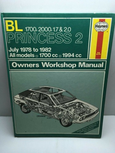 British Leyland Princess 2 1978 To 1982 All Models 1700cc 1994cc 71 | eBay