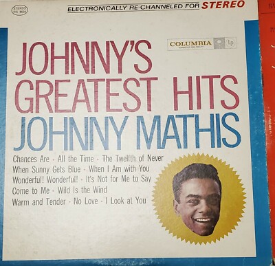 2 JOHNNY'S GREATEST HITS AND JOHNNY'S MOOD VINYL LP 1957/1962 COLUMBIA ...