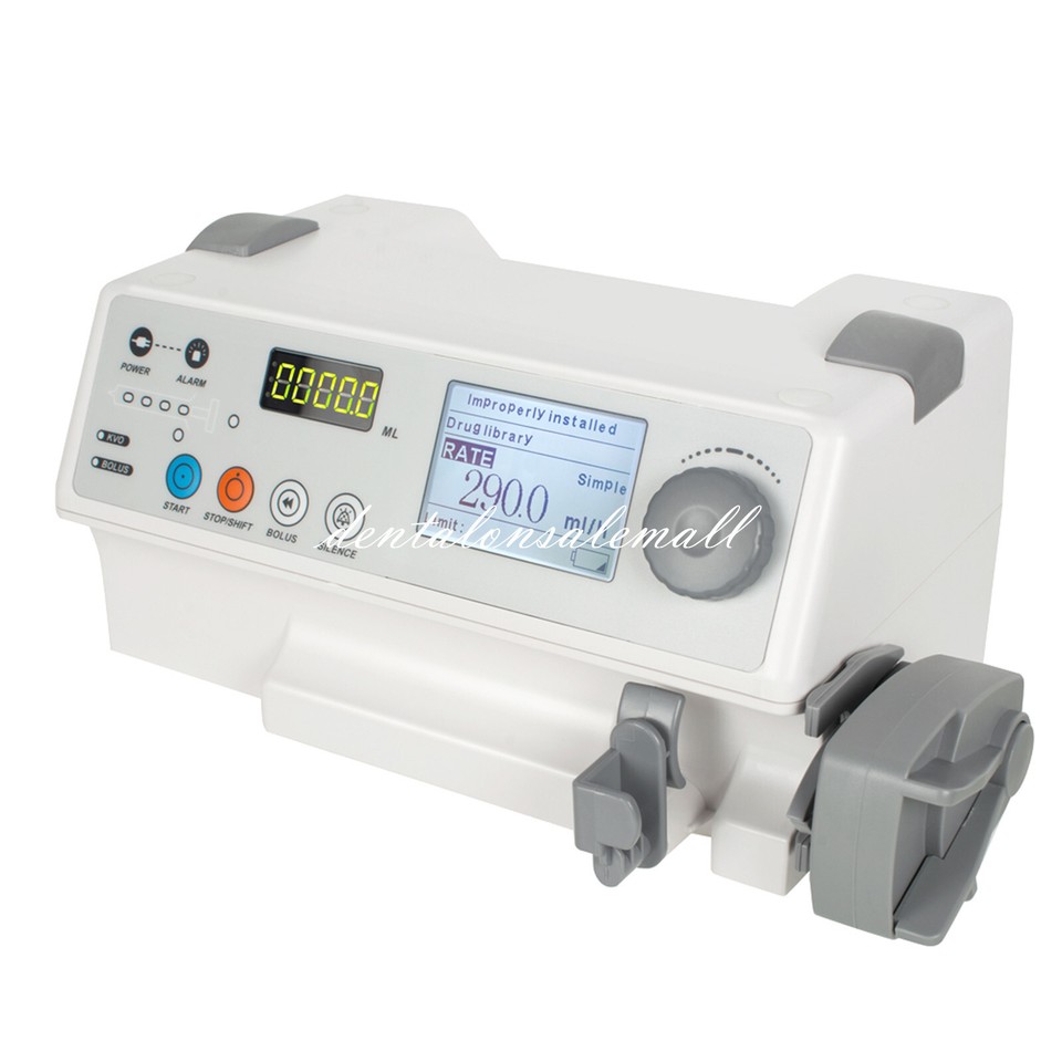 Medical Syringe Pump Injection Machine IV Infusion Pump Alarm KVO Drug ...